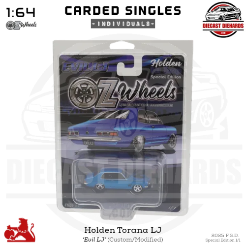 'Evil LJ' Custom Holden Torana LJ (Oz Wheels, FSD Single) [1:64]